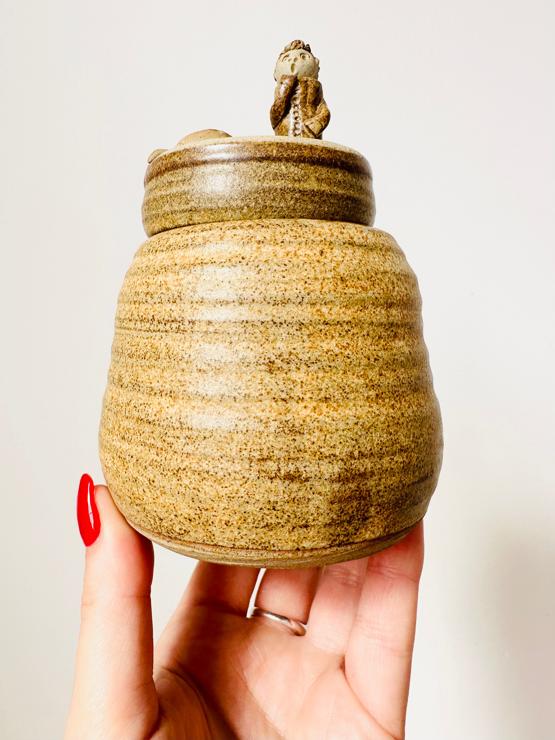 Handmade Pottery Jar, Pottery Kitchen Pot, Natural Home - Etsy