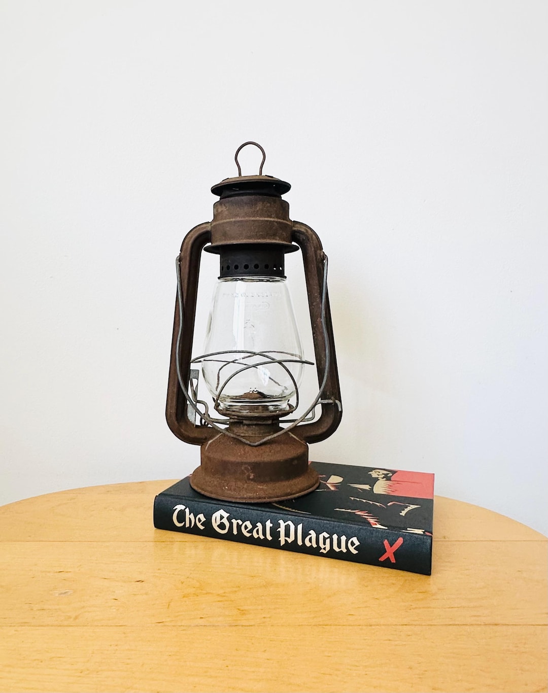 Vintage Hurricane Lamp, Chalwyn Far East Rustic Storm Lamp, Paraffin ...