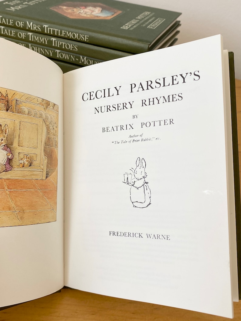 Beatrix Potter Books Set of 10 Children Books - Etsy