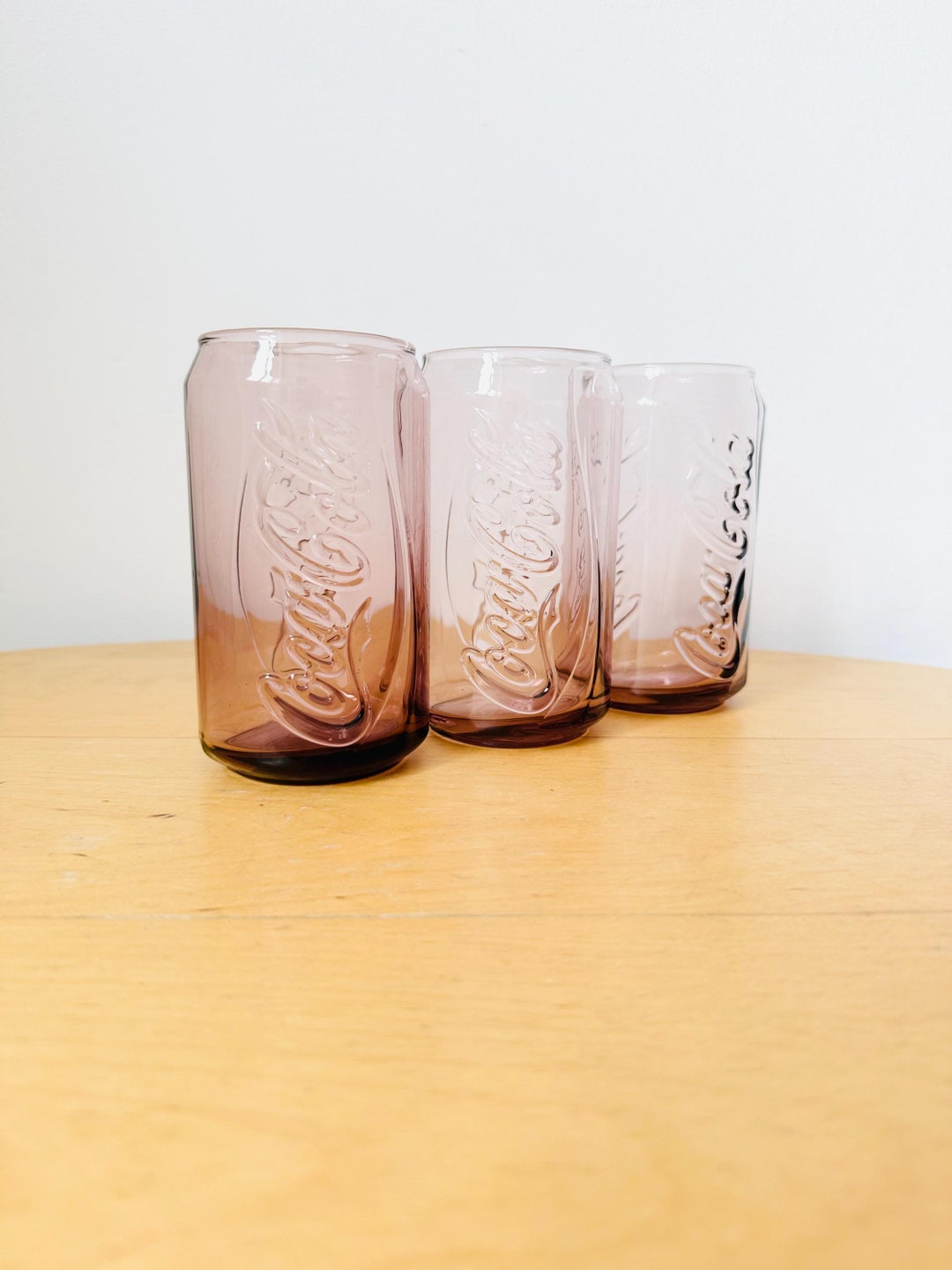 Mcdonalds Coca Cola Glasses X 3 - Etsy