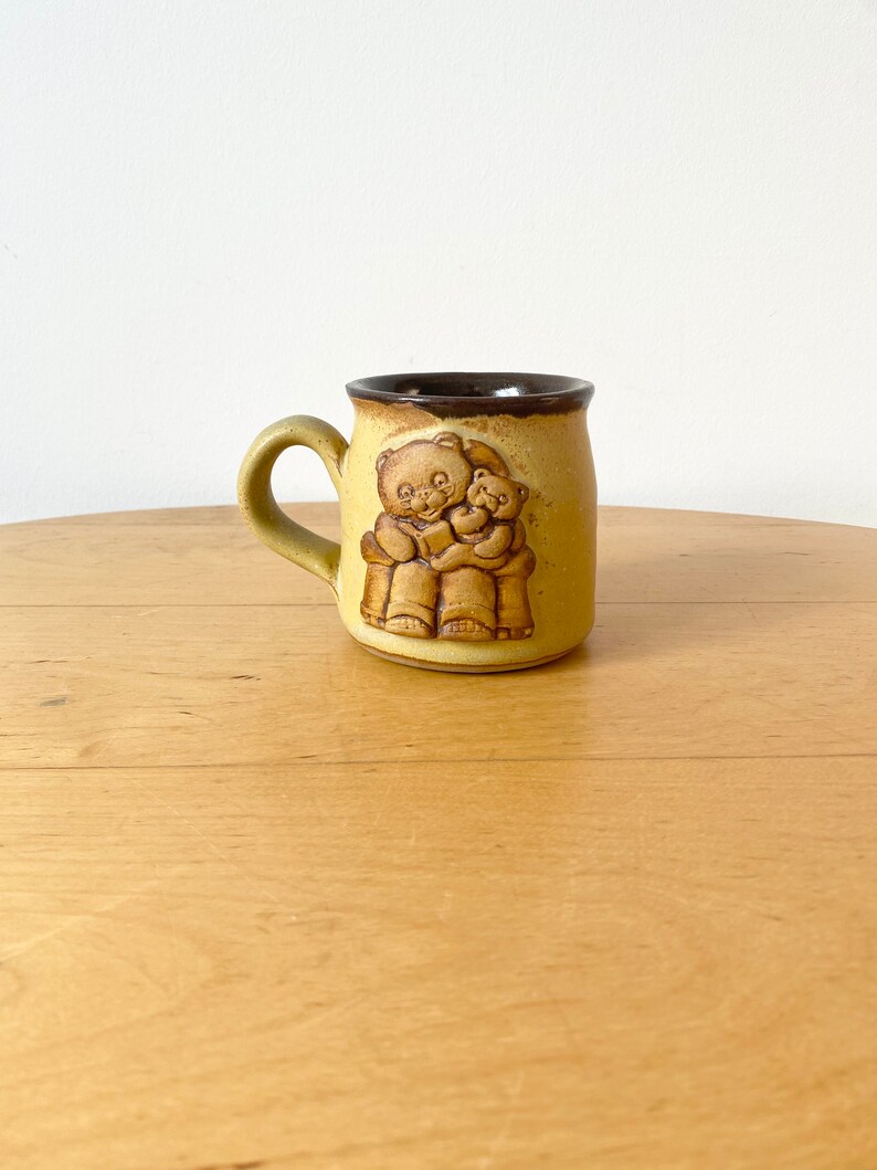 Vintage Stoneware Tea Mug Teddy Bear Mug Stonebridge Pottery - Etsy UK