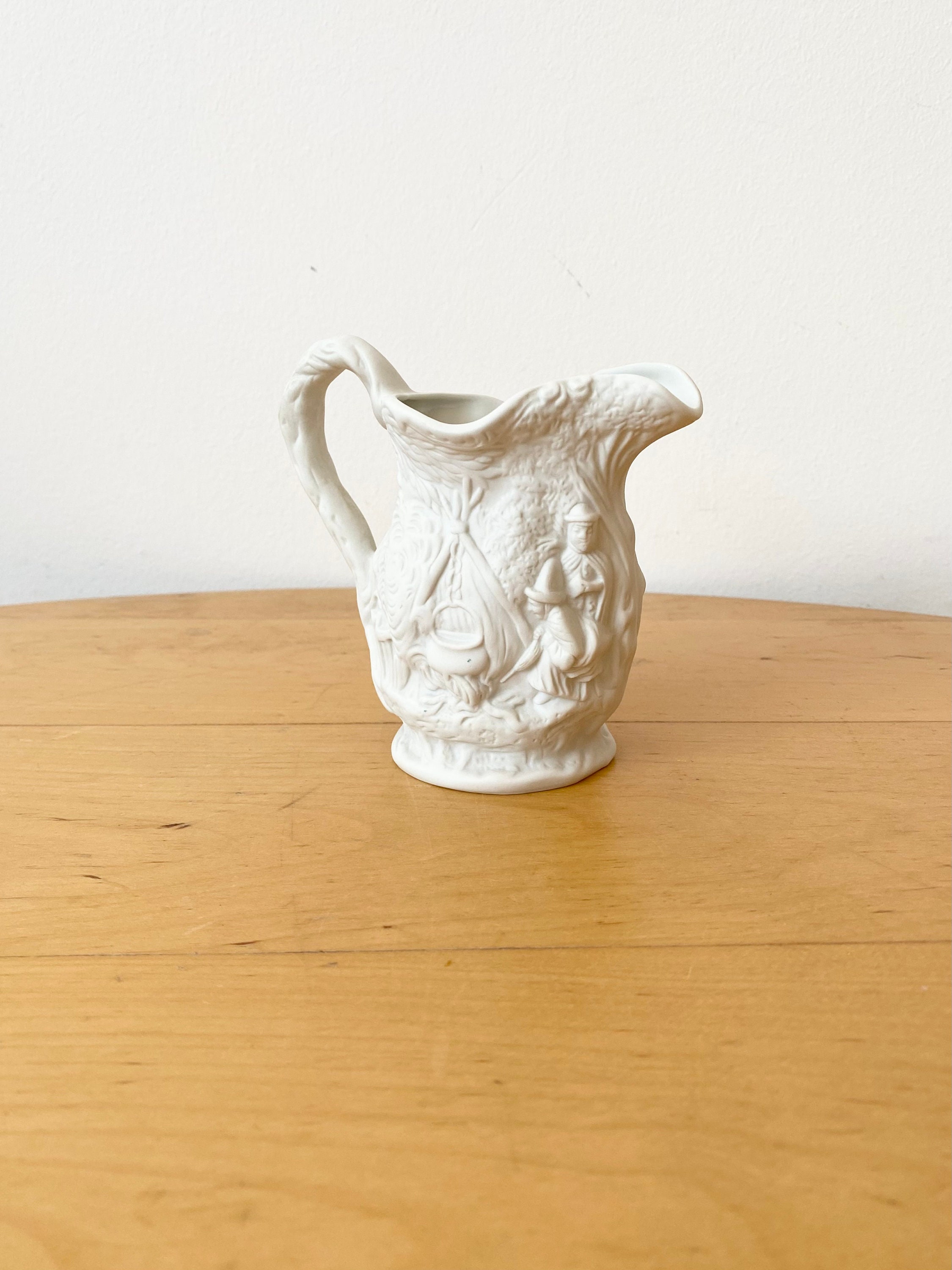 Portmeirion Parian Jug Small White Jug - Etsy UK