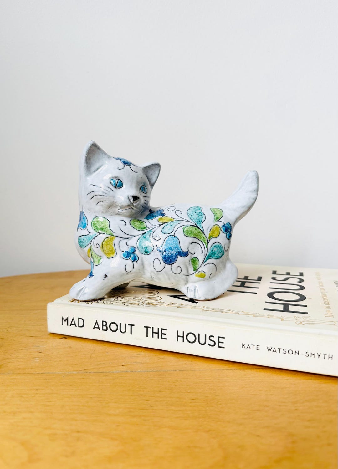 Pottery Cat Figurine Cats, Handmade Cat Figurine, Gift for Cat Lover - Etsy