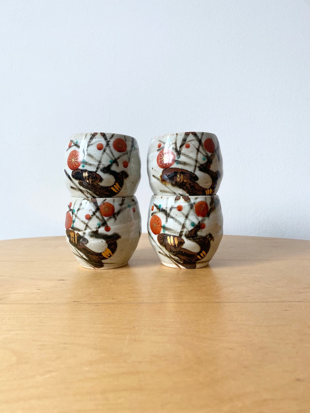 Chawan Japanese Tea Bowls, Matcha Bowls, Kyo Kiyomizu Yaki Ware Kyoto ...