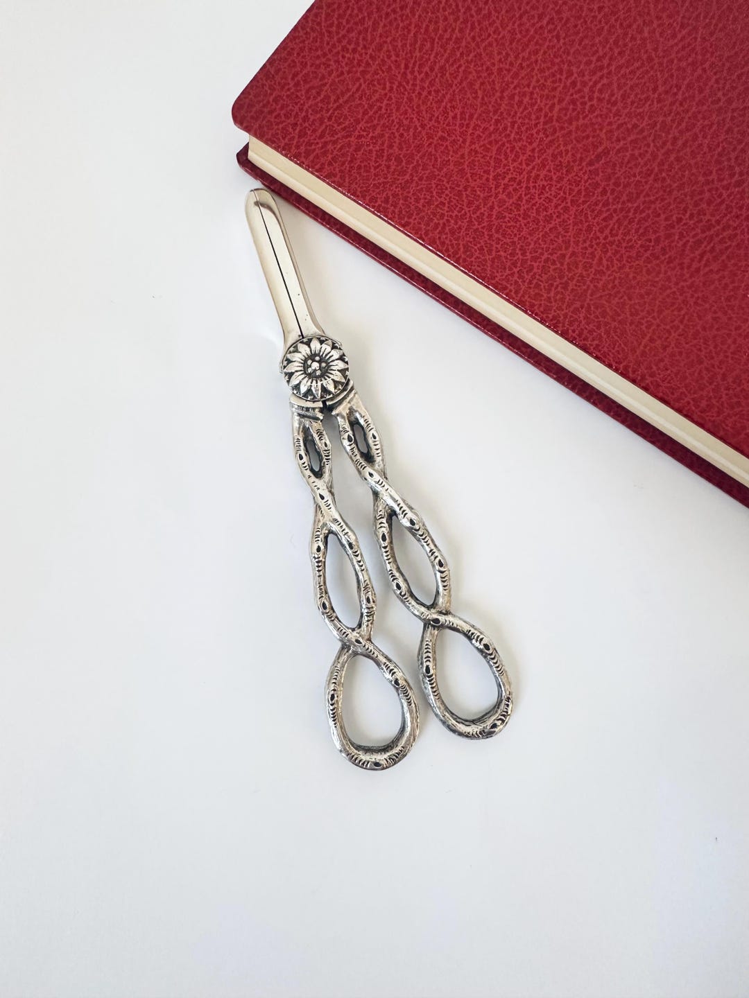 Antique Silver Plated Grape Scissors, Grape Shears, Silver Plate, Fruit ...