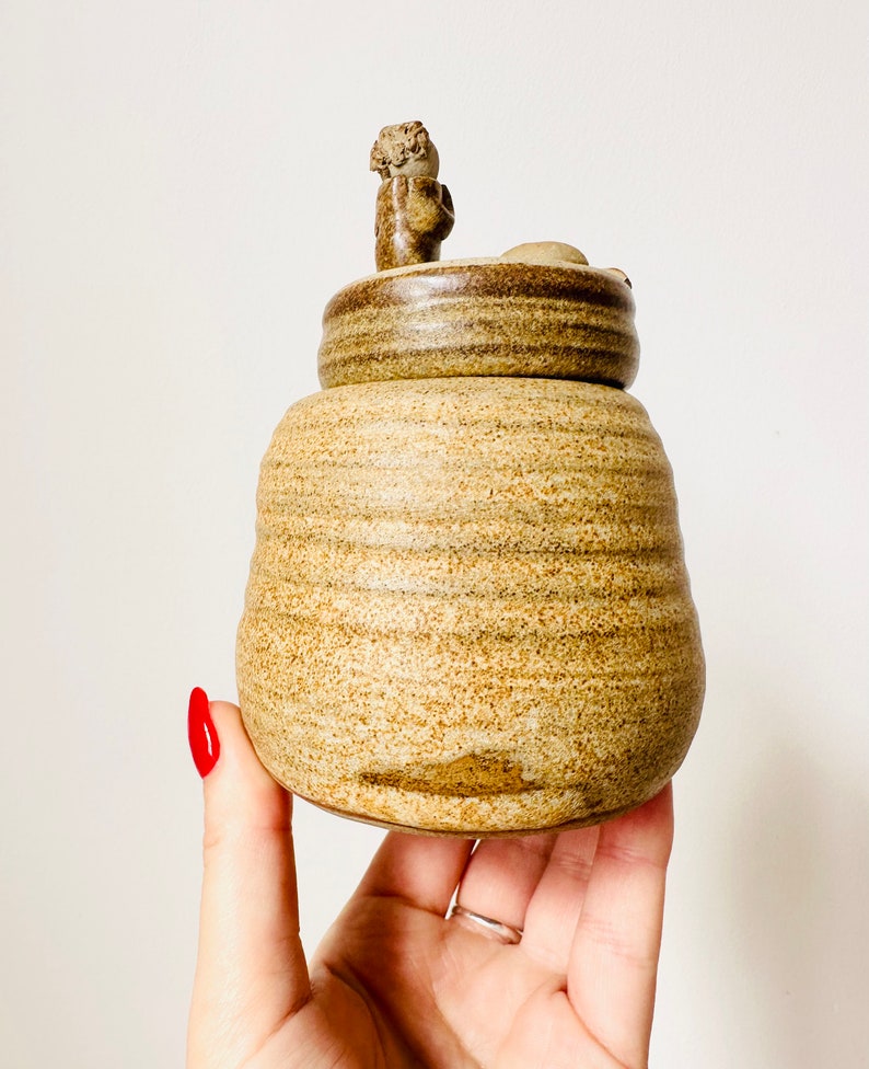 Handmade Pottery Jar, Pottery Kitchen Pot, Natural Home - Etsy