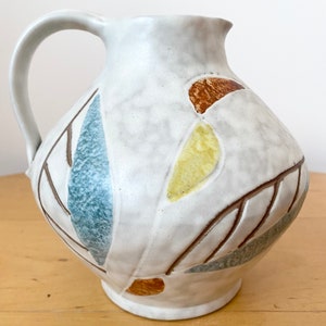 Ceramic and Terracotta Jug, Hand-painted Jug, Juice Jug - Etsy