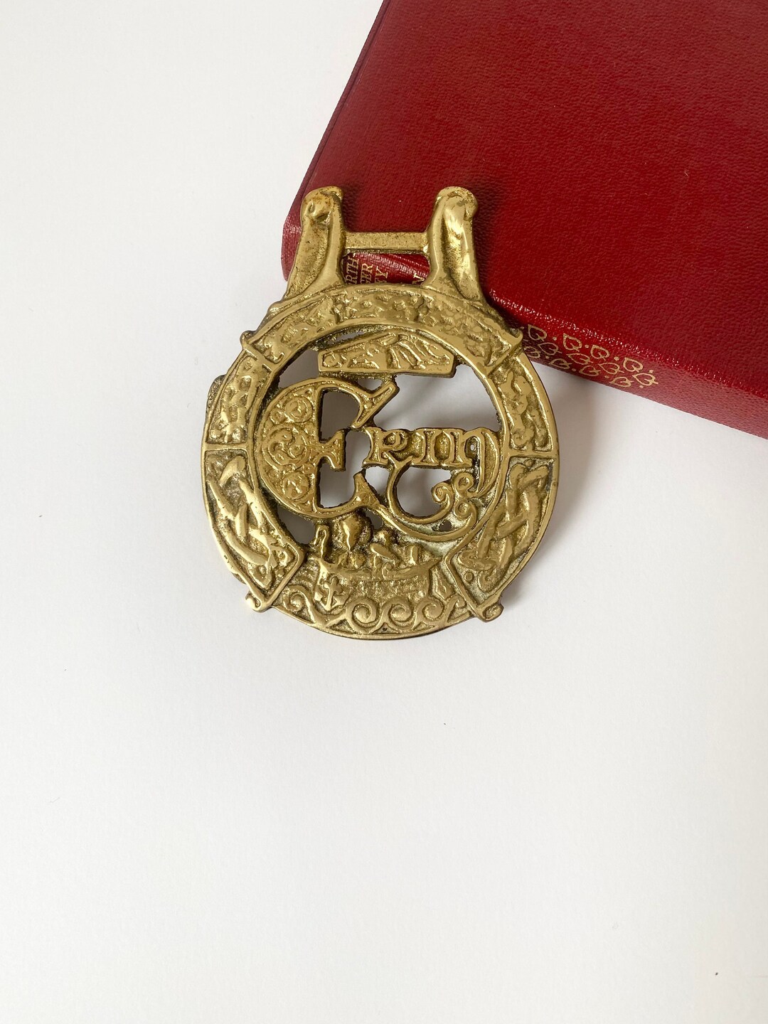 Rare Irish Brass Erin Horse Brass Horse Harness Brass - Etsy