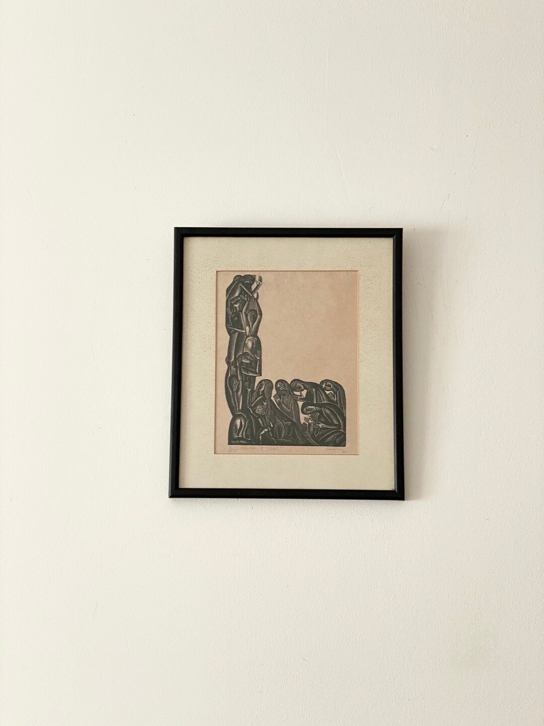 Limited Edition Engraving by David Jones, Illustration to Jonah by ...