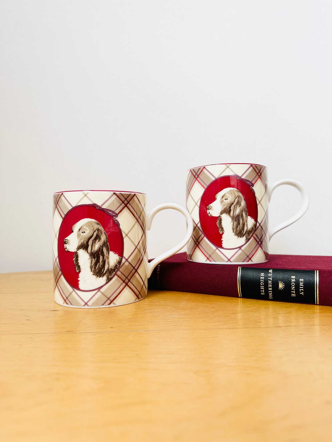 Pair of Laura Ashley Mug, Porcelain Mugs, Dog Mugs - Etsy