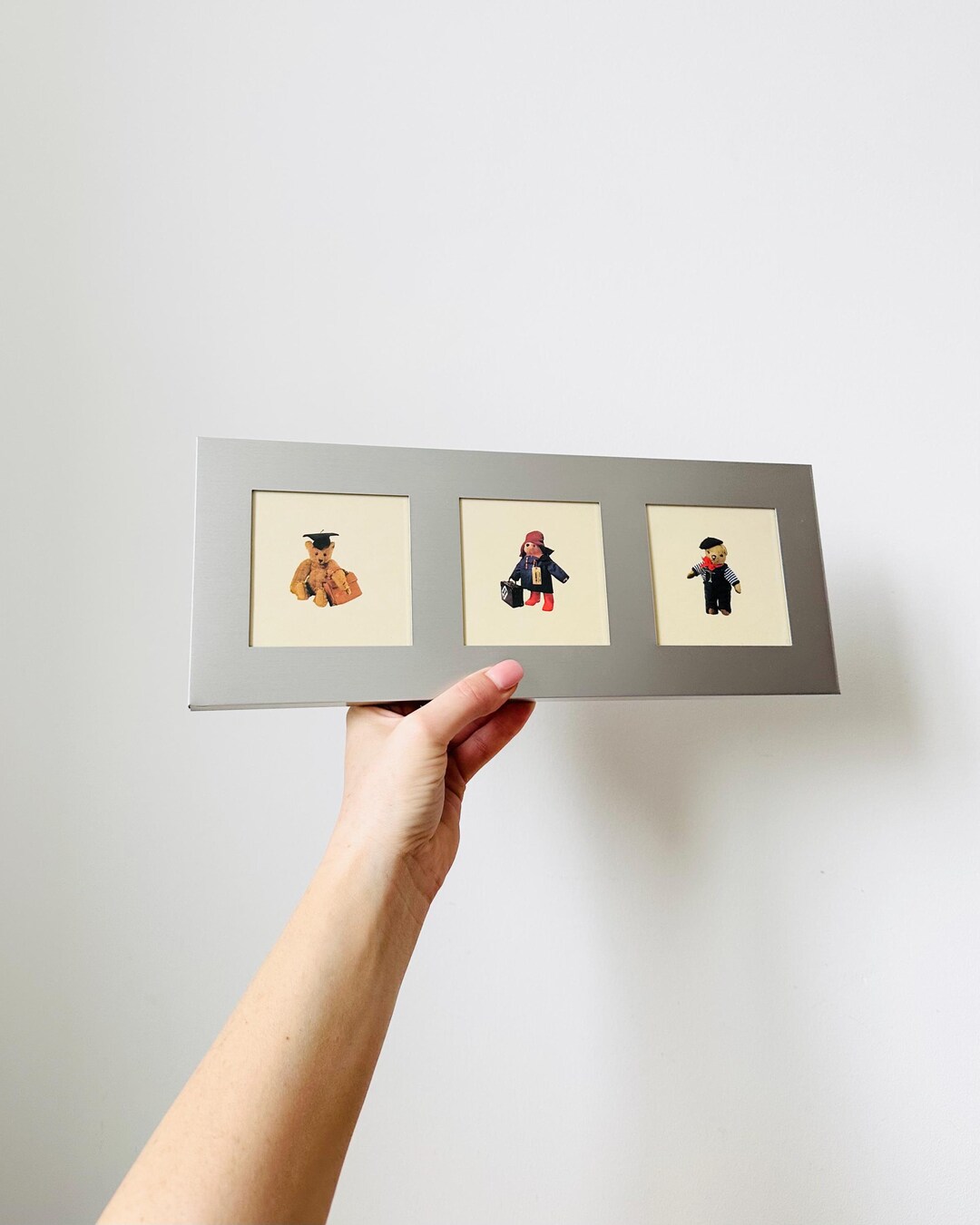 Trio Photo Frame, Silver Photo Frame - Etsy