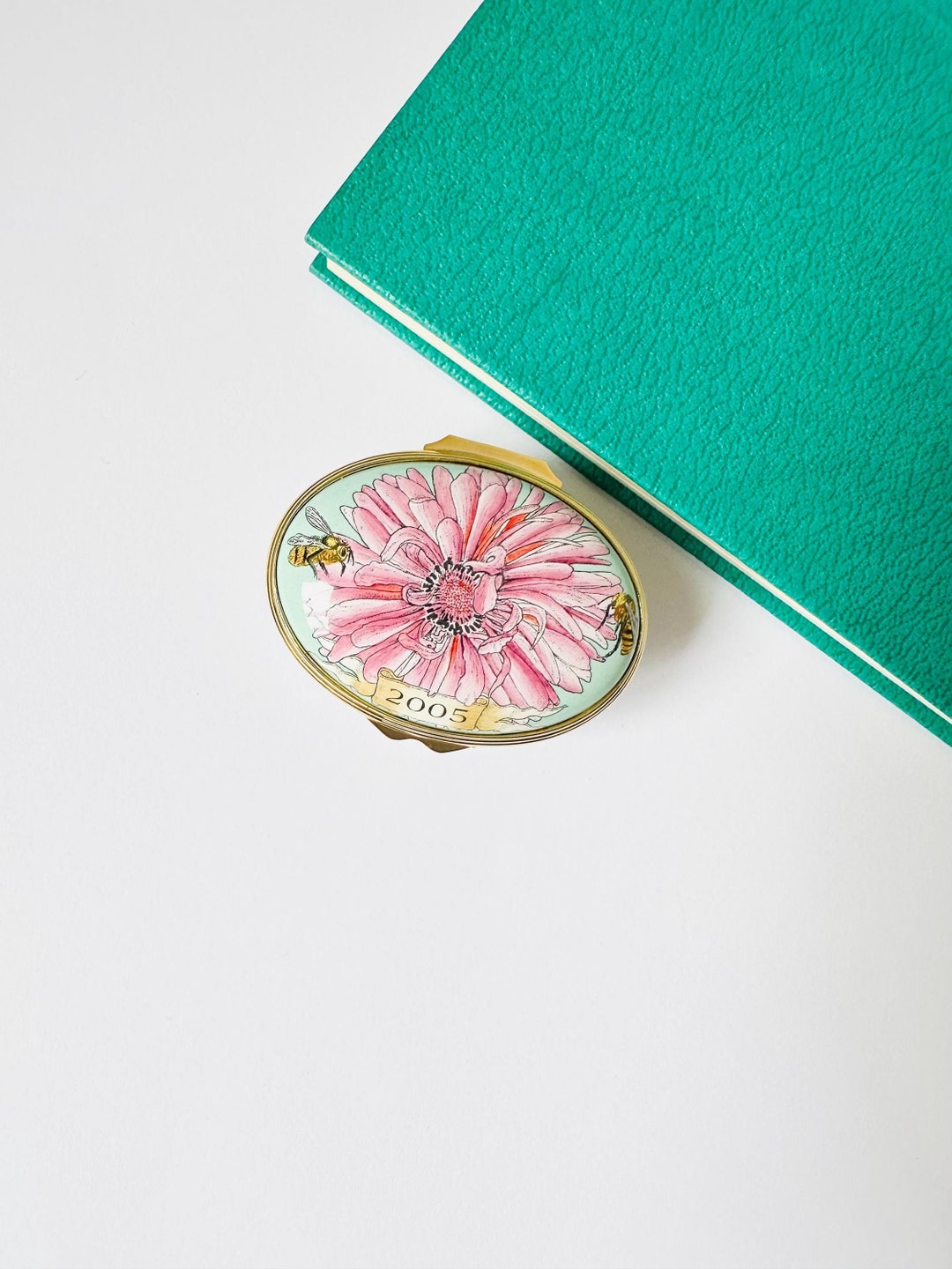 Halcyon Days English Enamels Year to Remember 2005 Trinket Box, Ring ...