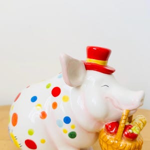 Vintage Aynsley Nursery Rhythm Piggy Money Bank, Baby Room Decor - Etsy