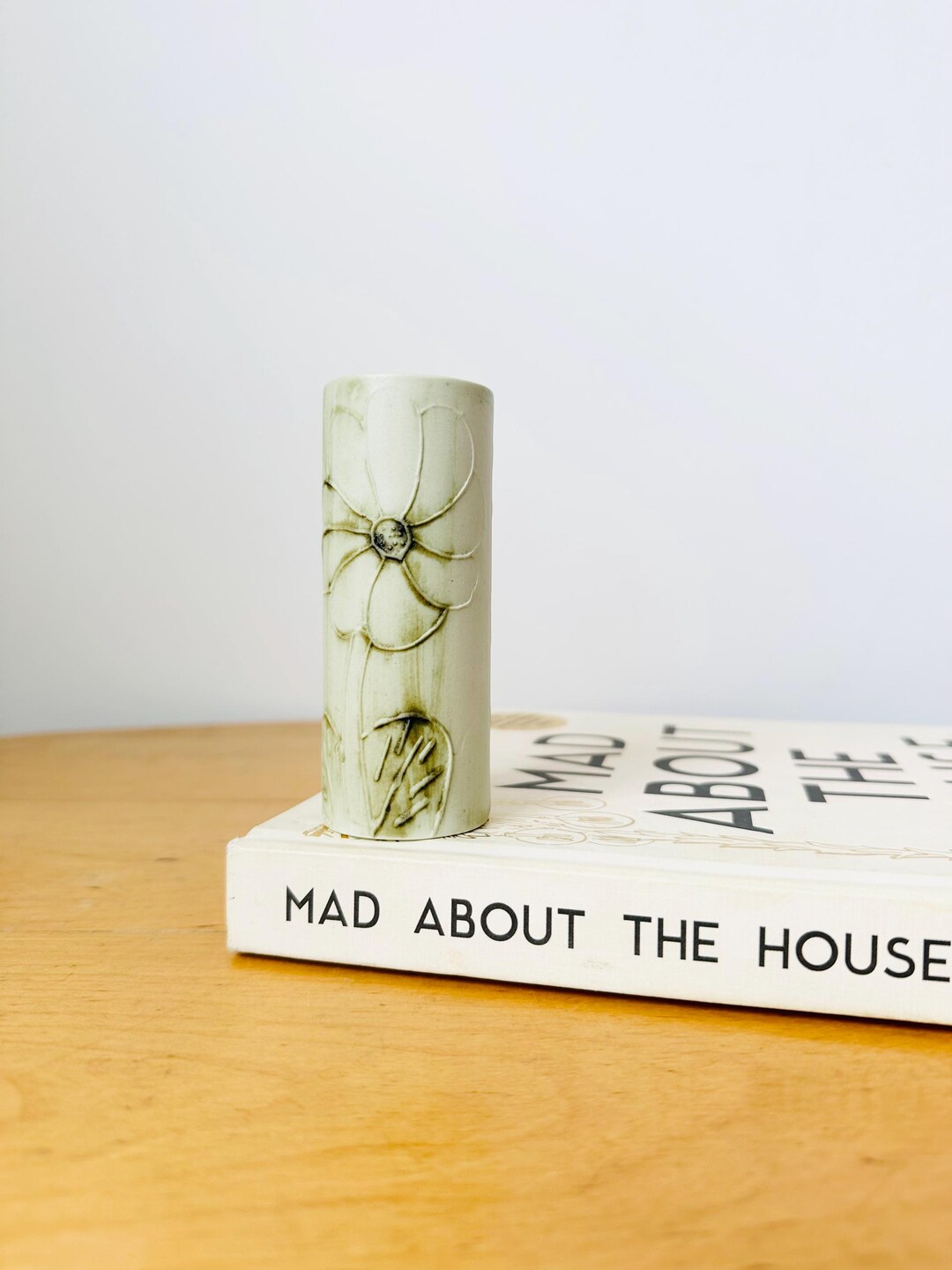 Vintage Carn Pottery Vase, Blue Pottery Vase, Abstract Pottery ...