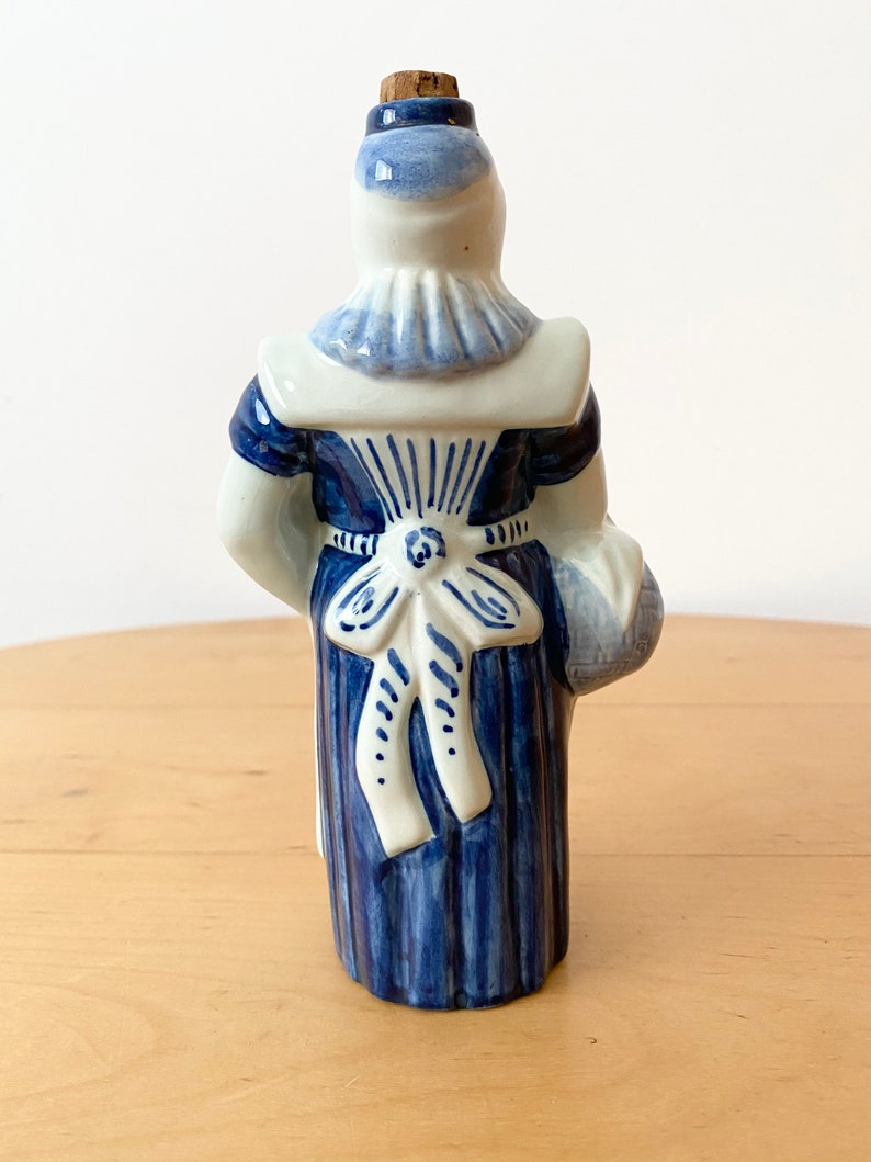 Delfts Blauw RAM Woman Bottle, Decanter, Blue Delft Holland, Delft Woman Shaped Bottle, Hand ...