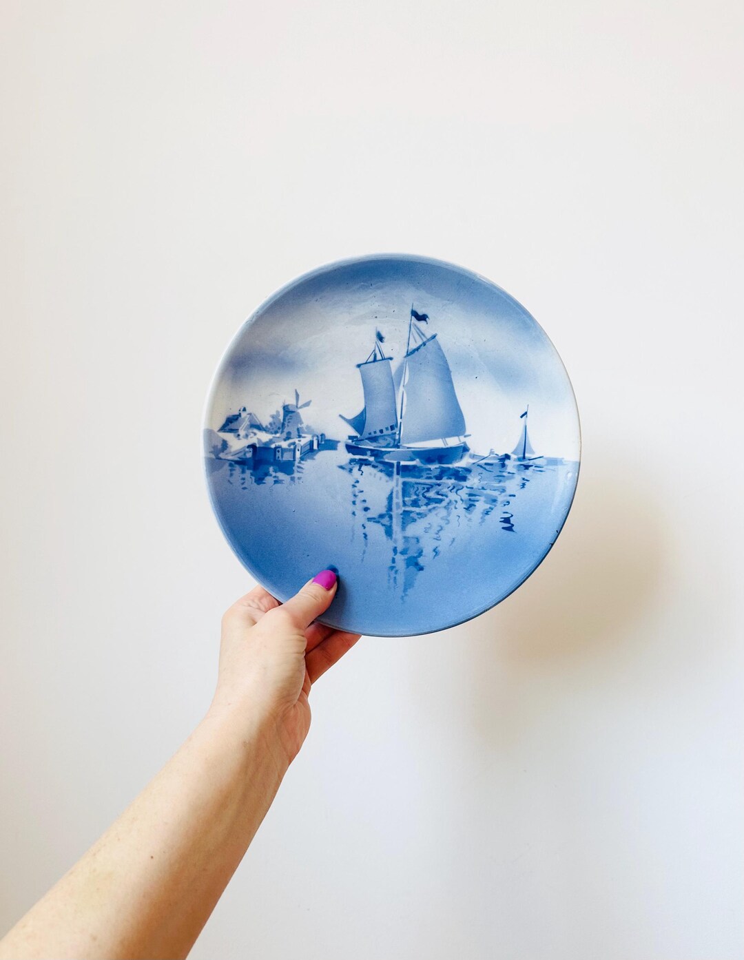 Rare Vintage German Sailing Boat Wall Plate, Nautical Wall Decor - Etsy