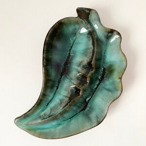 Pottery Leaf Dish, Blue Mountain Pottery, Canadian Pottery, Home Decor ...
