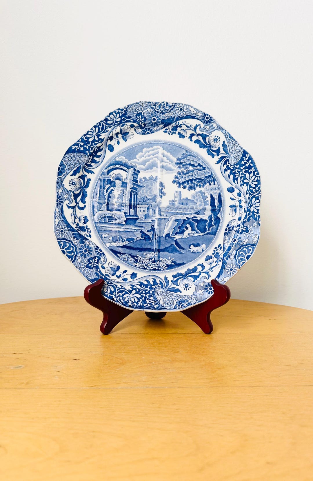 Vintage Copeland Spode Italian Quartetto Plate, Octagonal Sandwich ...