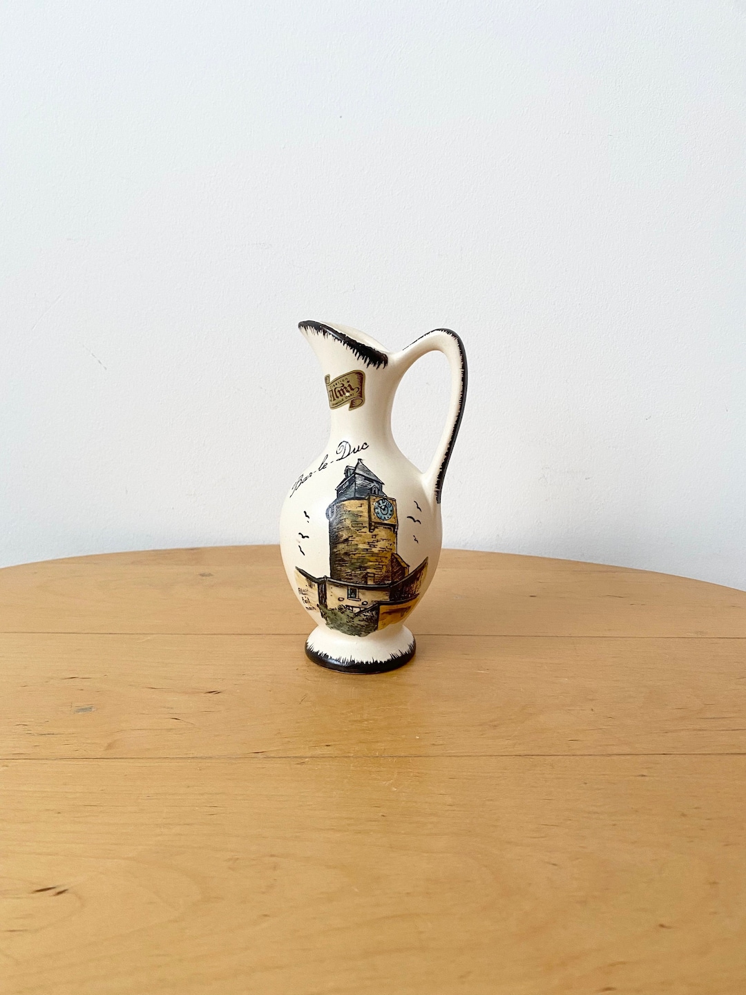 French Jug, Bar-le-duc Jug, Hand Painted Ceramic Jug, Small Jug, Small ...