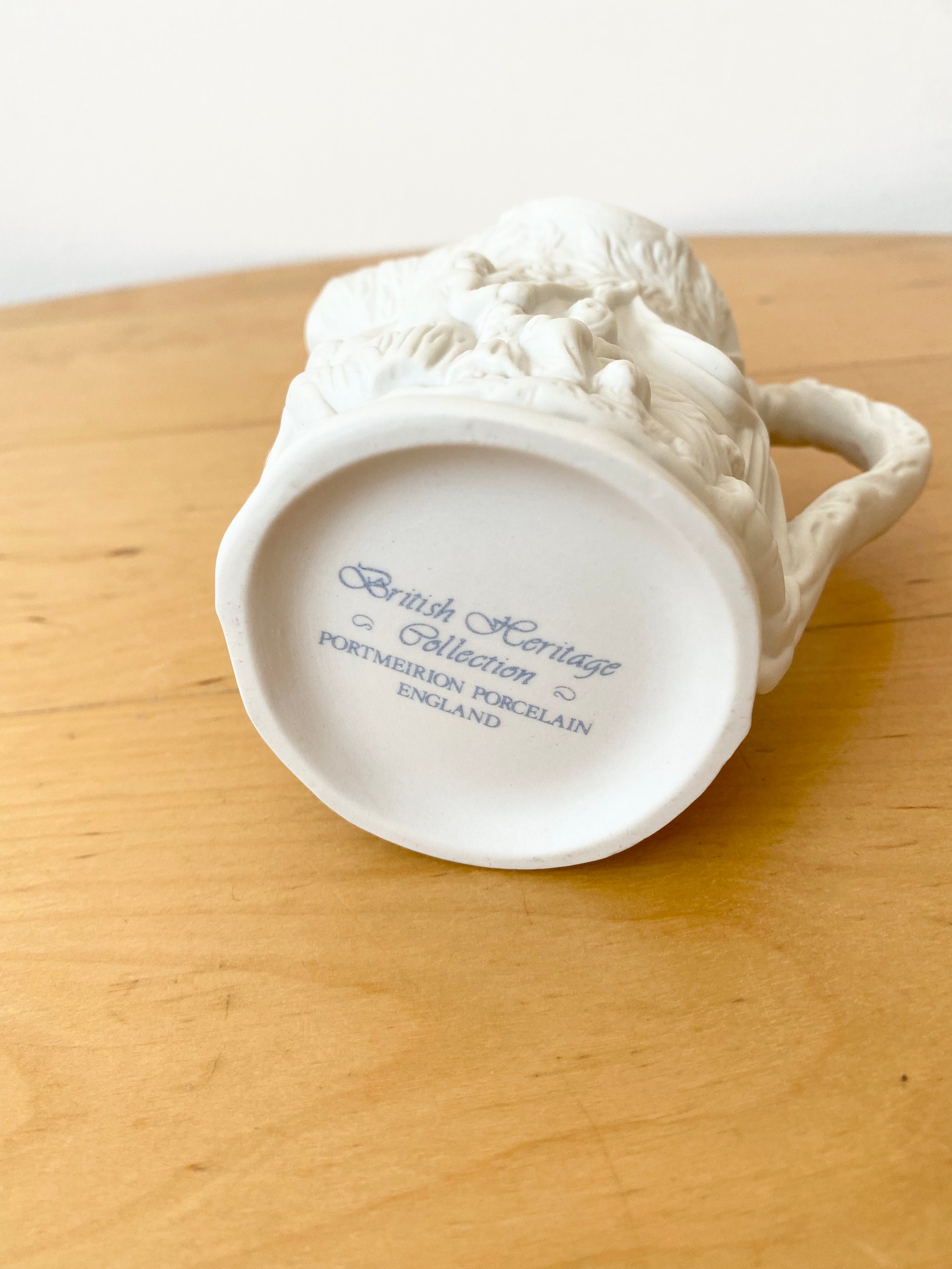 Portmeirion Parian Jug Small White Jug - Etsy UK