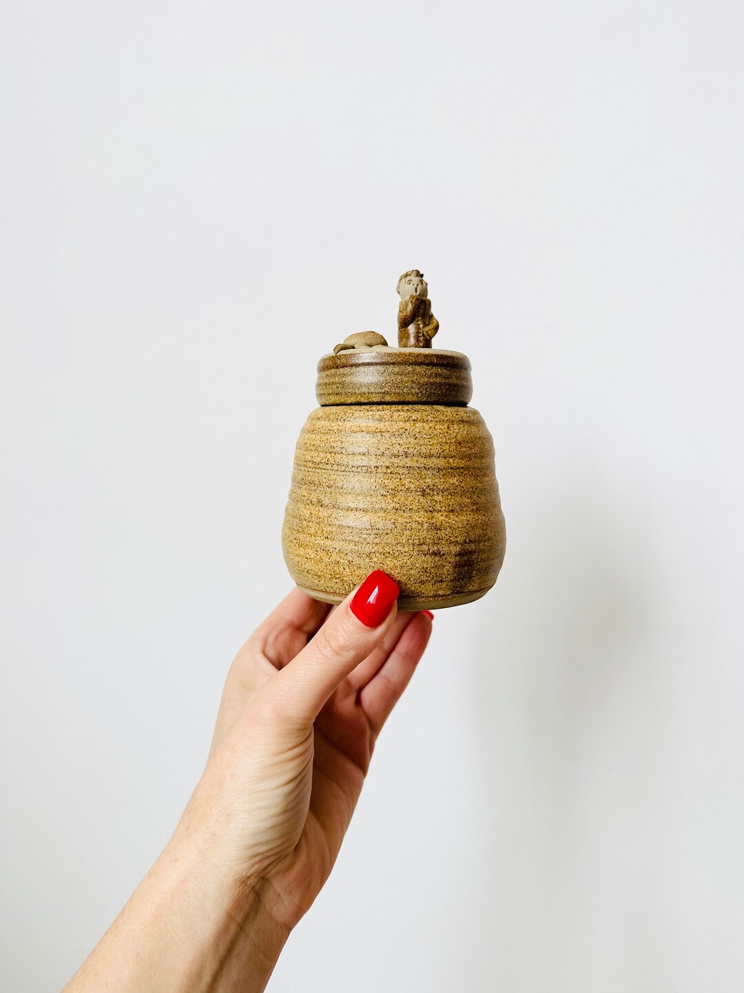Handmade Pottery Jar, Pottery Kitchen Pot, Natural Home - Etsy