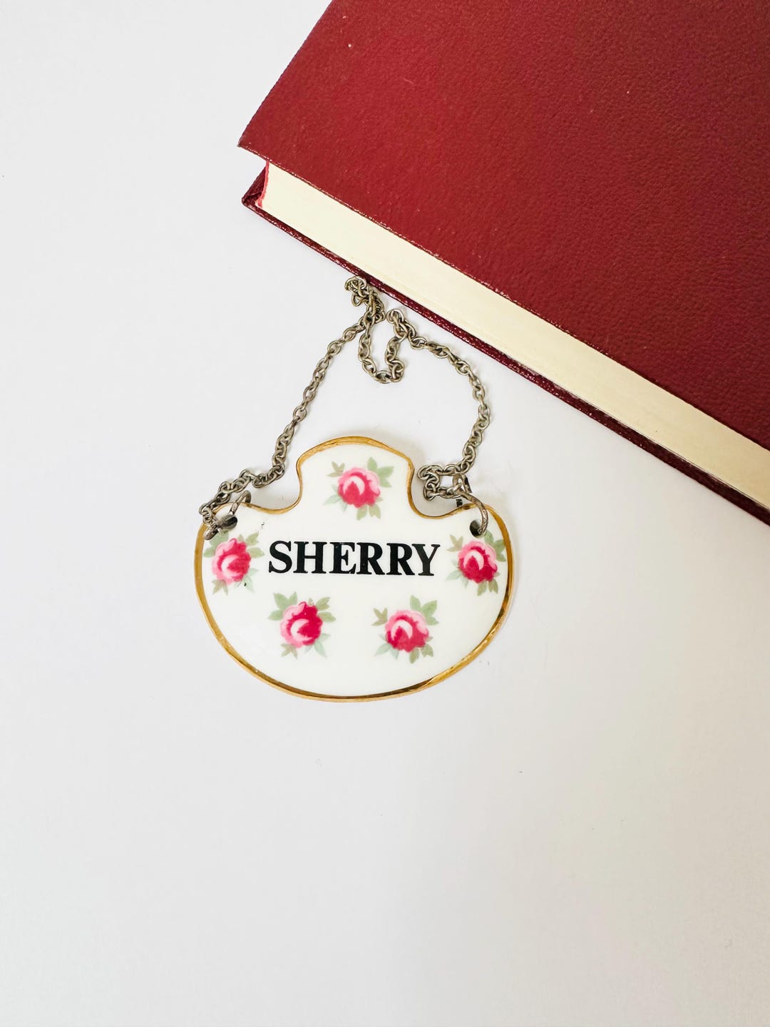 Porcelain Decanter Label, Sherry Decanter Label, Royal Adderley Bottle ...