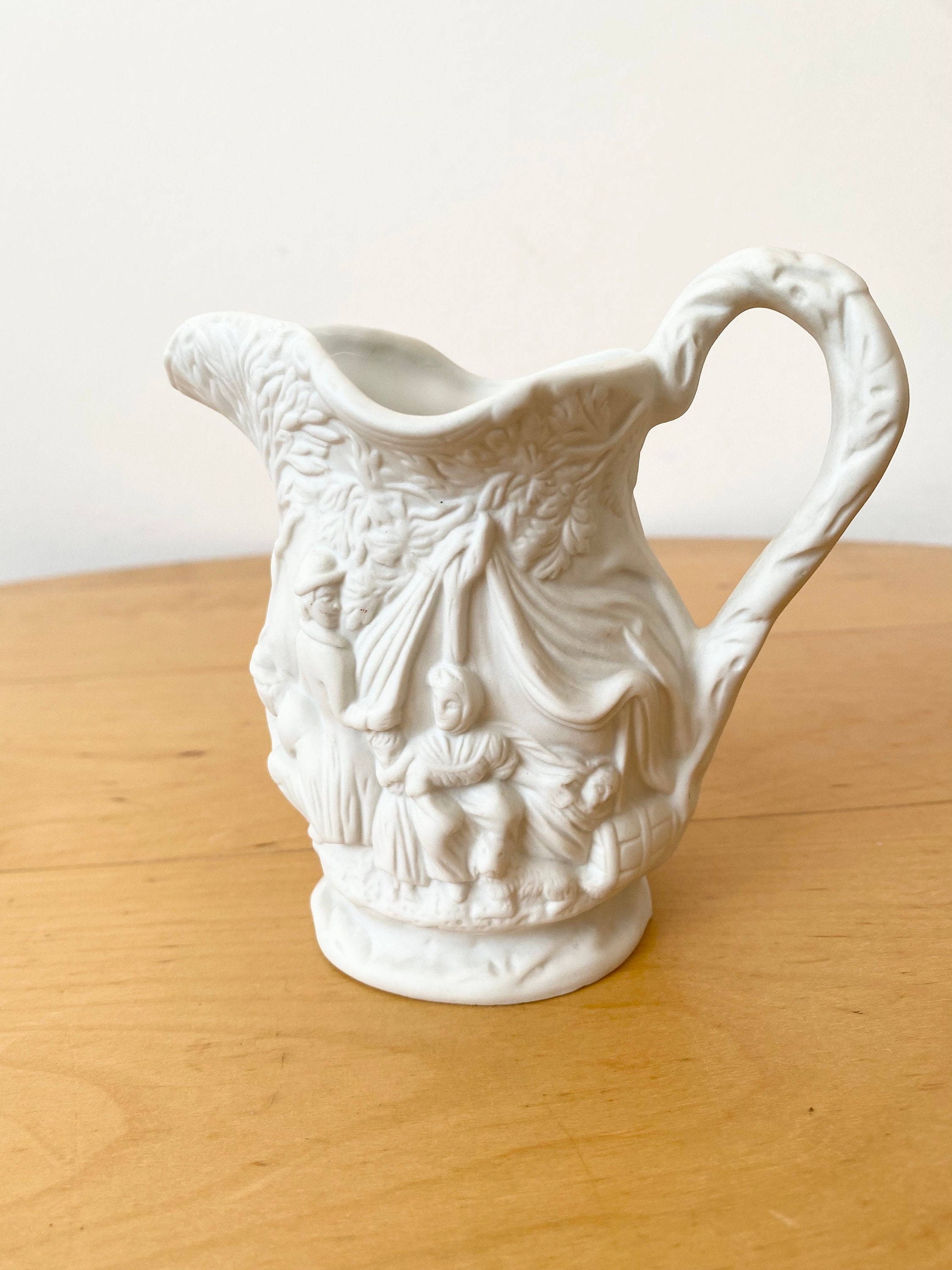 Portmeirion Parian Jug Small White Jug - Etsy UK