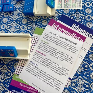 Kids' Mahjong Card: Beginner, Intermediate, Advanced (printable PDF) - Etsy