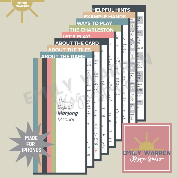 Digital Mahjong Manual, Beginner's Guide to Mahjong, Mahjong Cheat ...