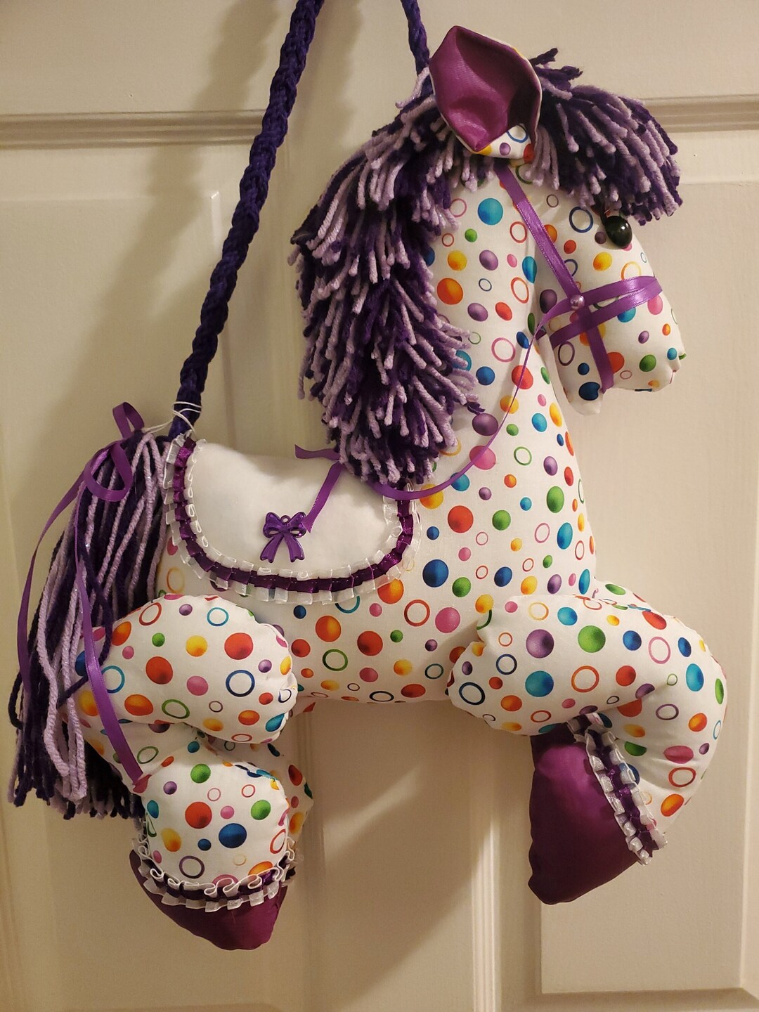 Colorful Stuffed Carousel Pony/horse #279 - Etsy