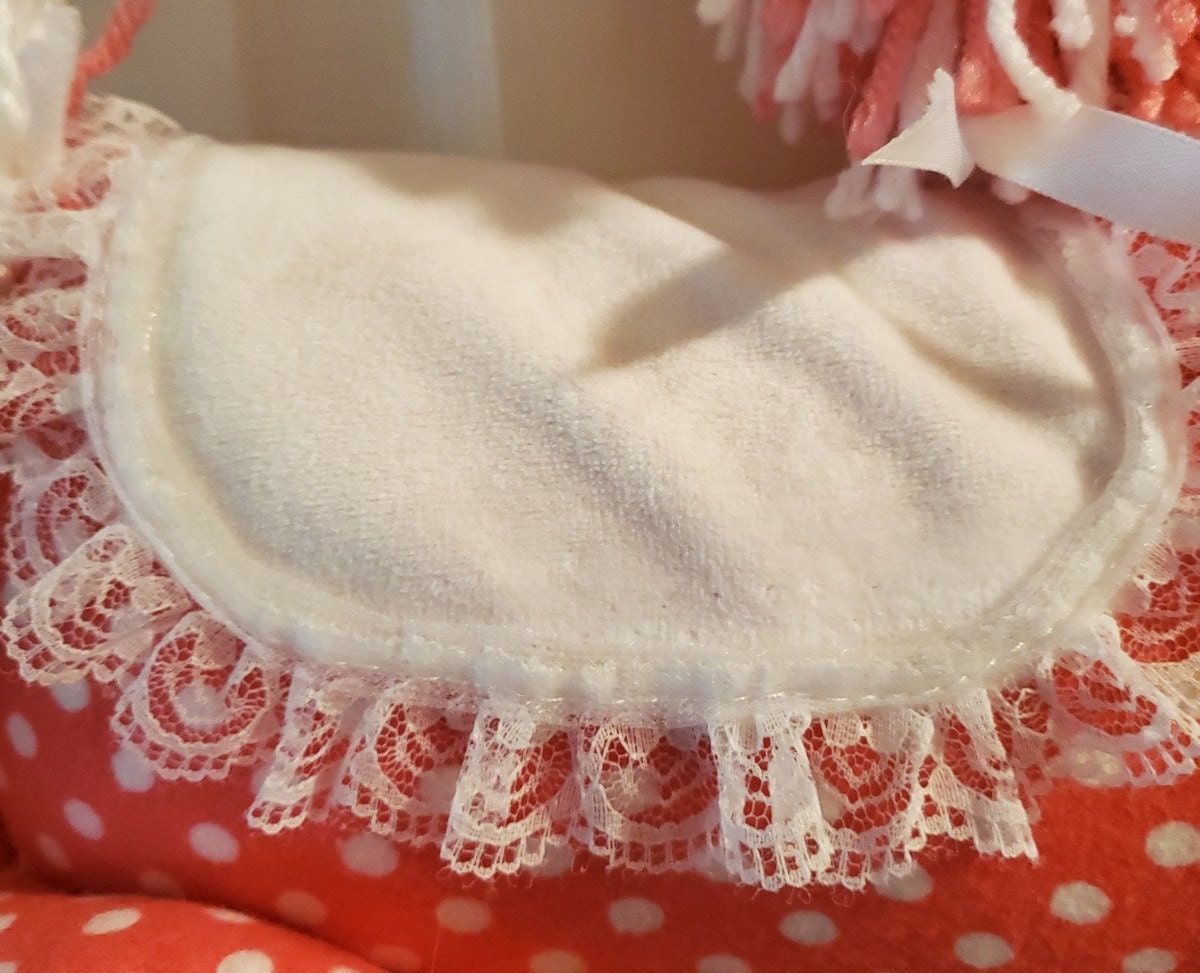 Coral Polk Dot Stuffed Carousel Pony/horse - Etsy