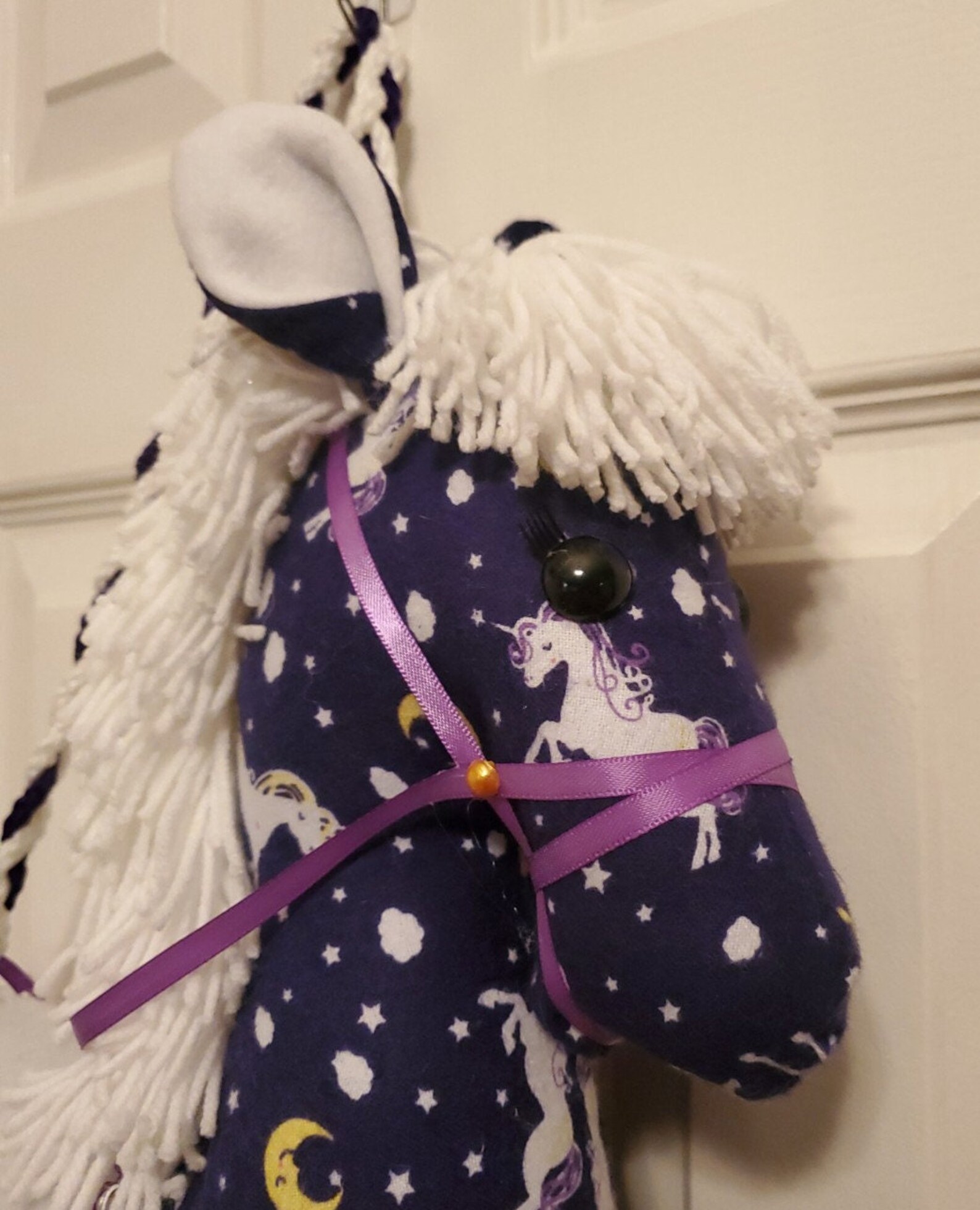 Deep Purple Stuffed Carousel Pony/horse #273 - Etsy