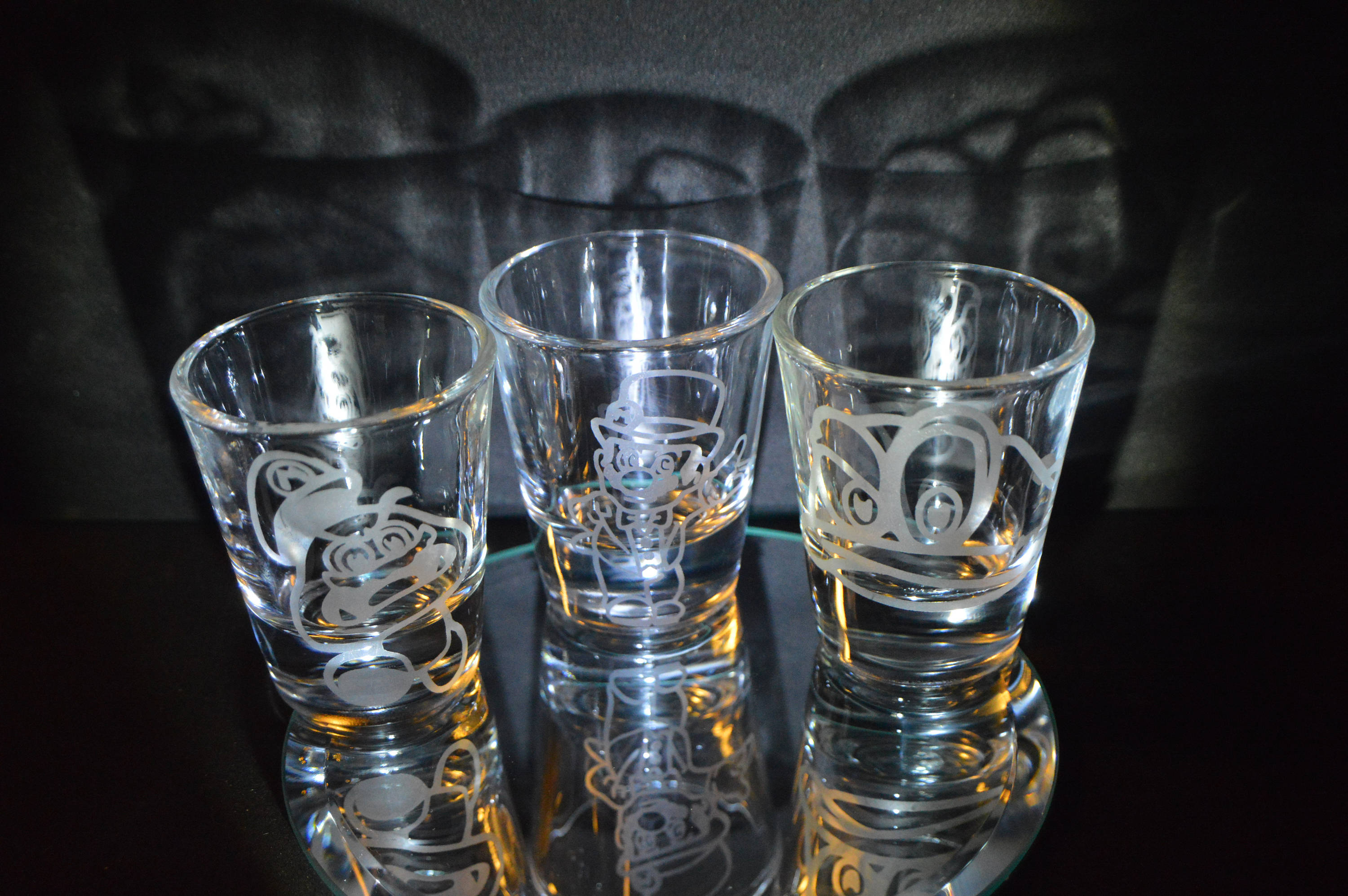 Mario Odyssey Goomba Cappy Mario Shot Glasses | Etsy