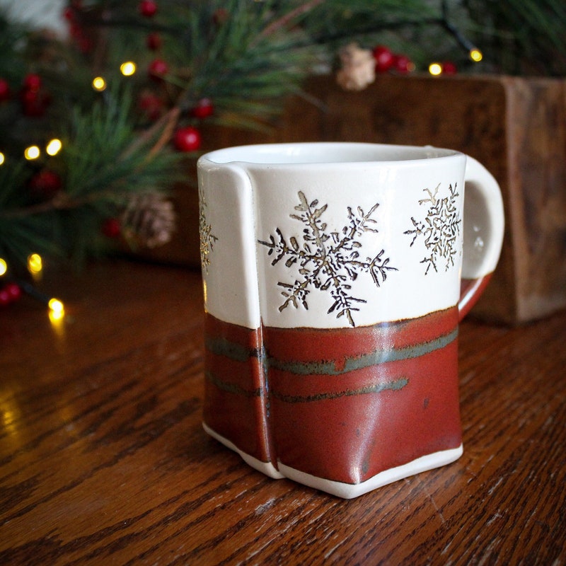 Snowflake Mug - Etsy
