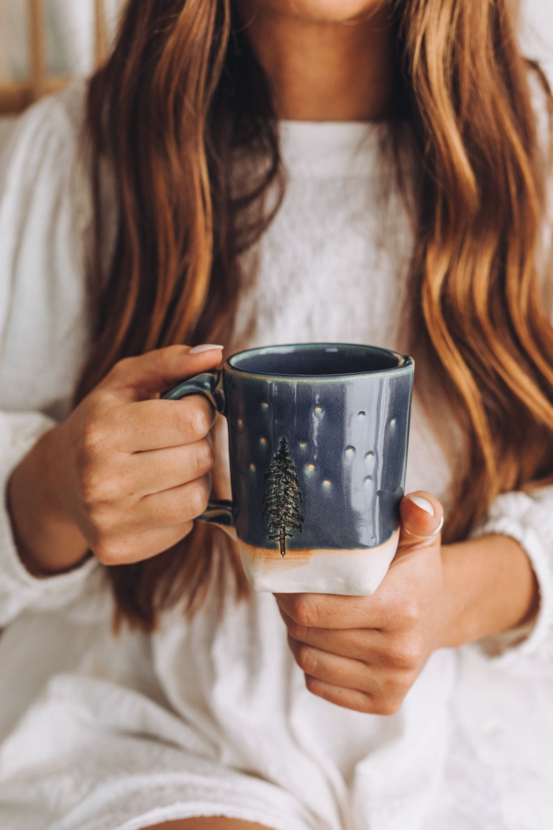 Starry Night Mug Tree Mug Camping Mug Camping Coffee Cup - Etsy
