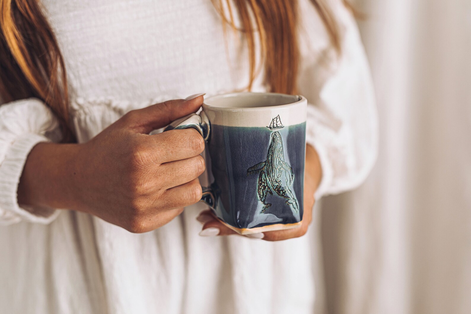 Whale Mug Whale Gift Handmade Ceramic Mug Whale Watching - Etsy