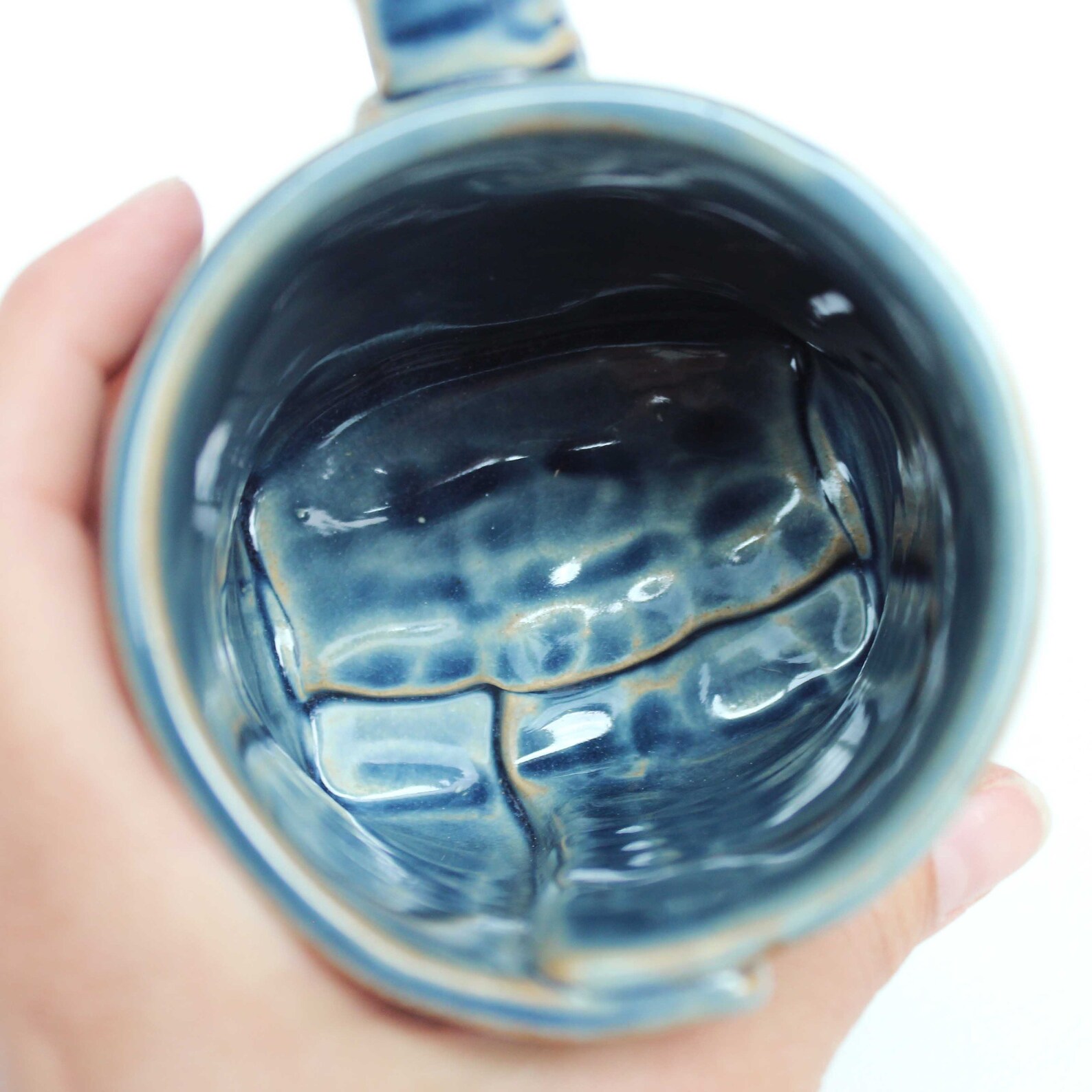 Blue Bee Button Mug Bee Mug Ceramic Bee Mug Bumble Bee Mug - Etsy