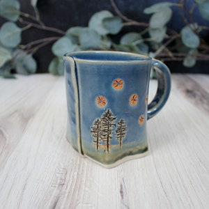 Firefly Mug, Pine Tree Mug, up North Summer Mug, Camping Coffee Cup ...