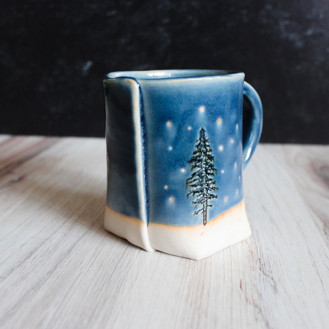 Starry Night Mug Tree Mug Camping Mug Camping Coffee Cup - Etsy