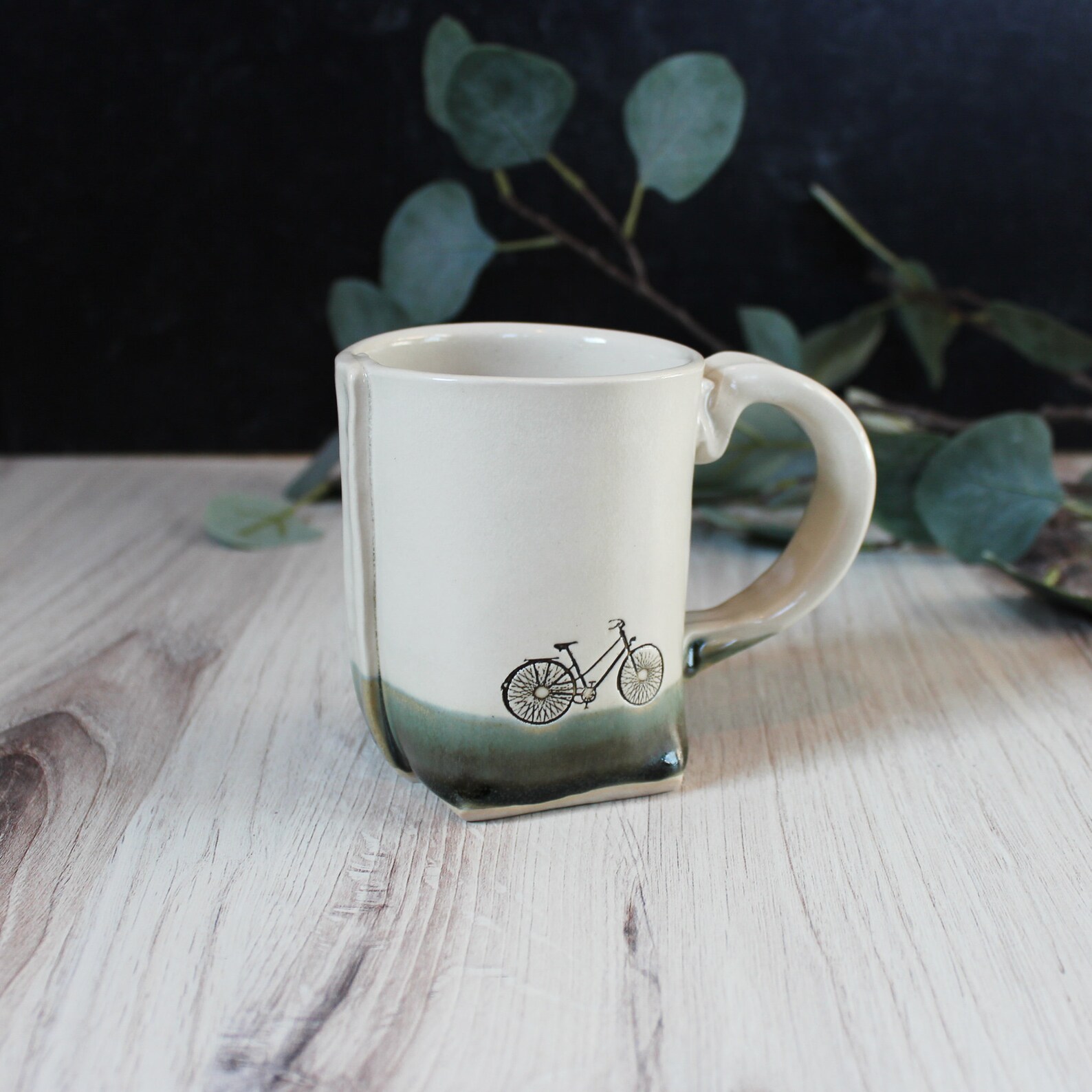 Bike Mug Outdoorsy Mug Mountain Bike Gift Bicycle Slab | Etsy