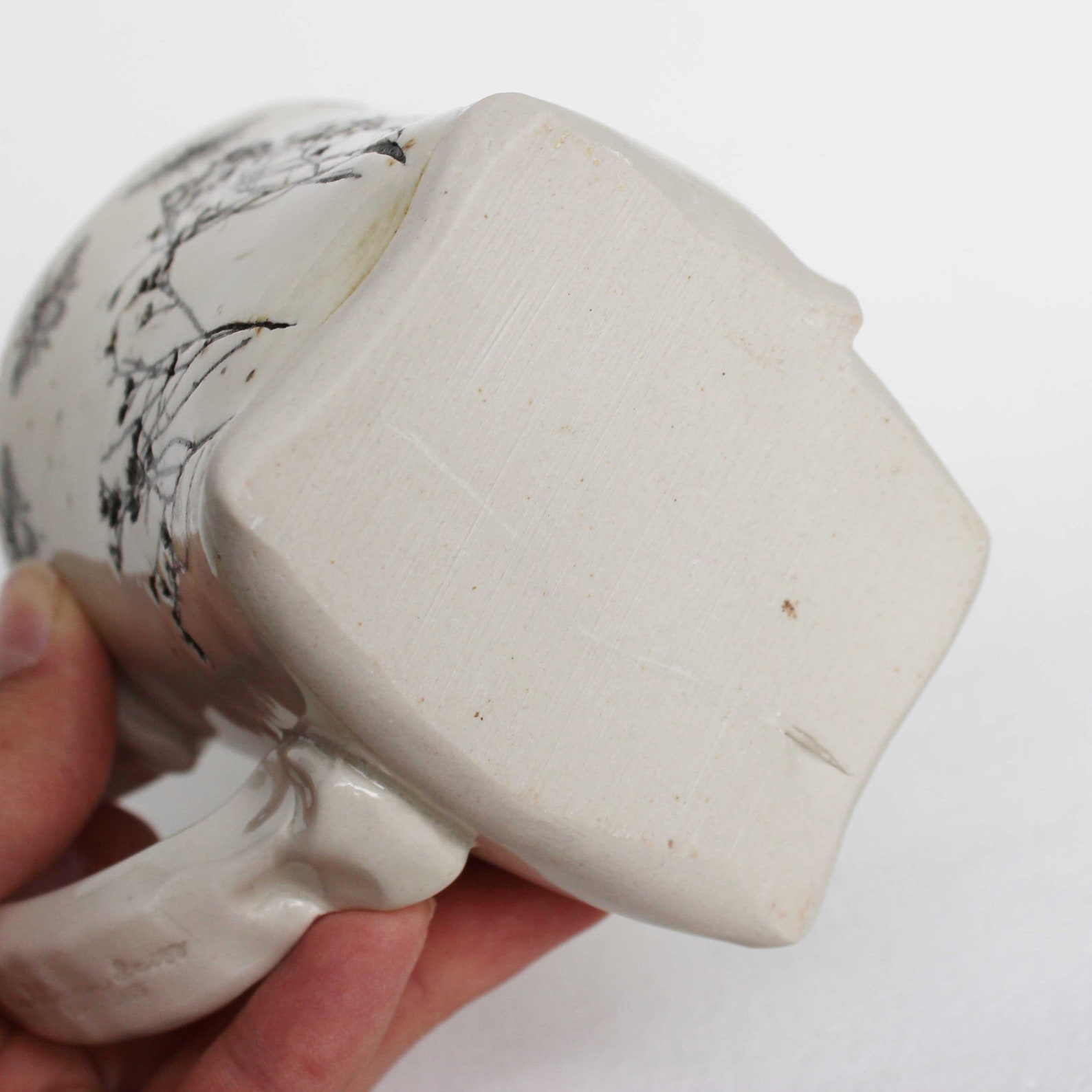 Wedding White Lace Mug, Colleen Deiss Designs, Ceramic Coffee Cup, Slab ...