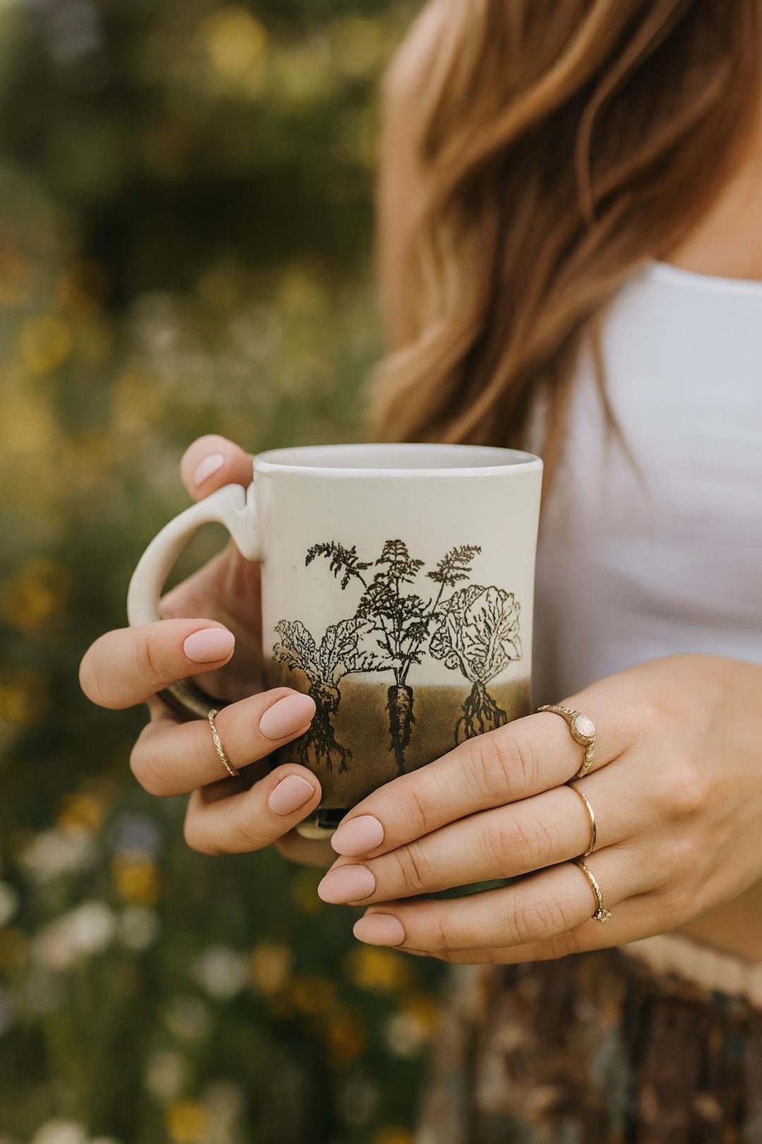 Root Vegetable Mug, Gardening Gift, Garden Mug, Vegan Coffee Mug ...