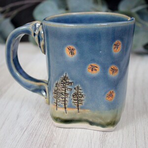 Firefly Mug, Pine Tree Mug, up North Summer Mug, Camping Coffee Cup ...