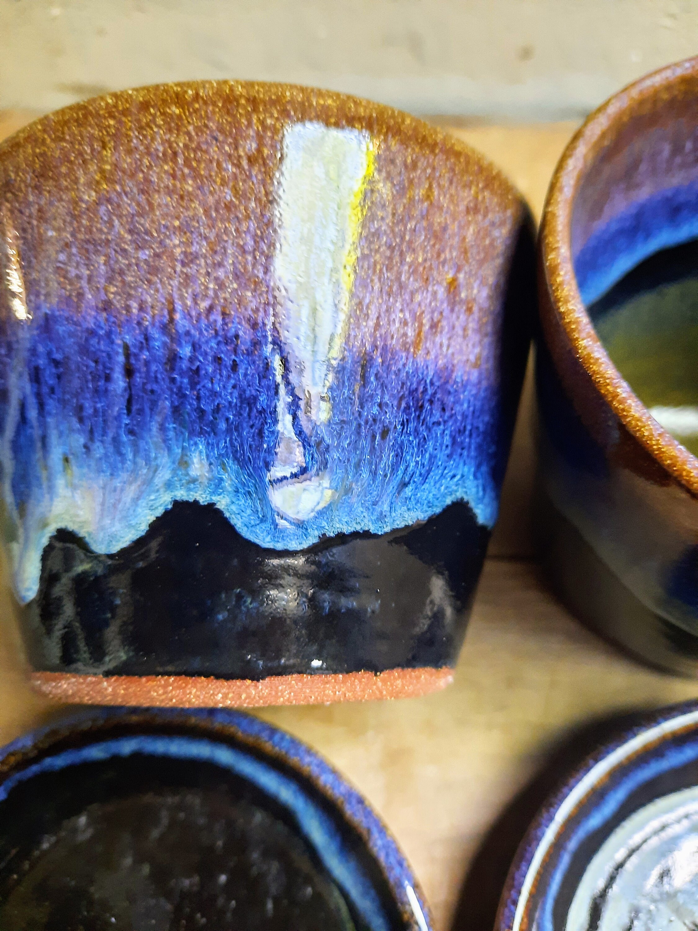 Colorful Planters Handmade Pottery - Etsy