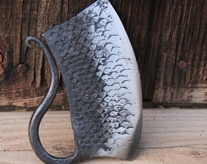 Herb Chopper Blade Hand Forged Horseshoe Rasp Chopper Hoof Rasp Knife ...