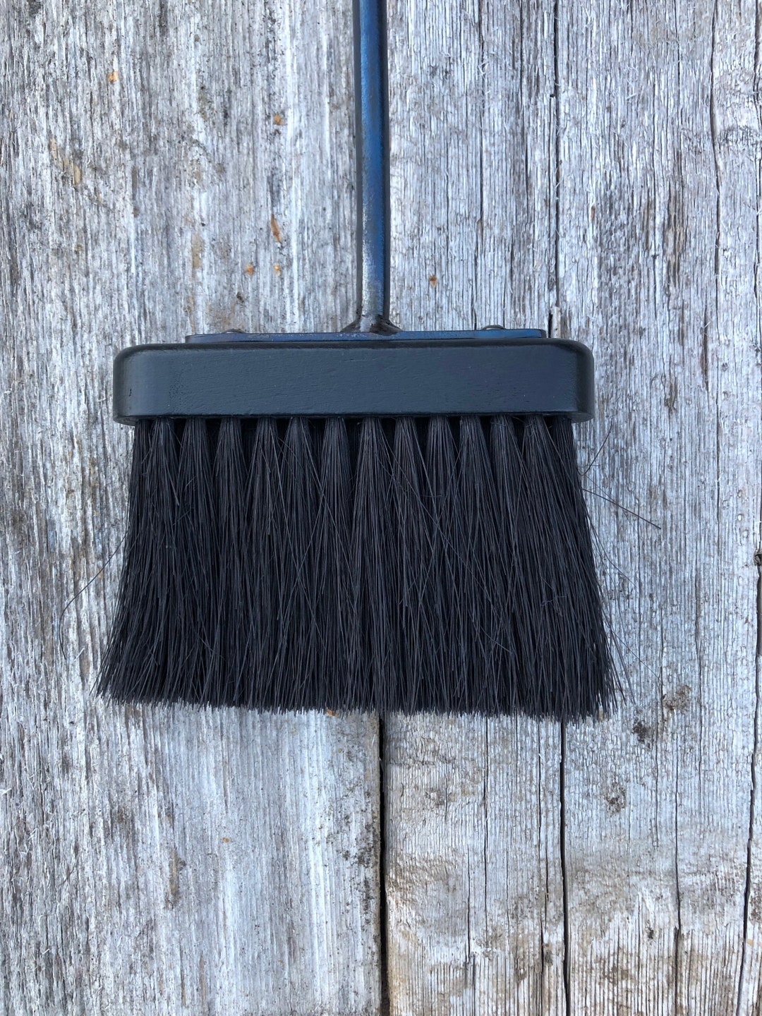 Personalized Fireplace Broom Brush Ash Tool Hand Forged Iron - Etsy
