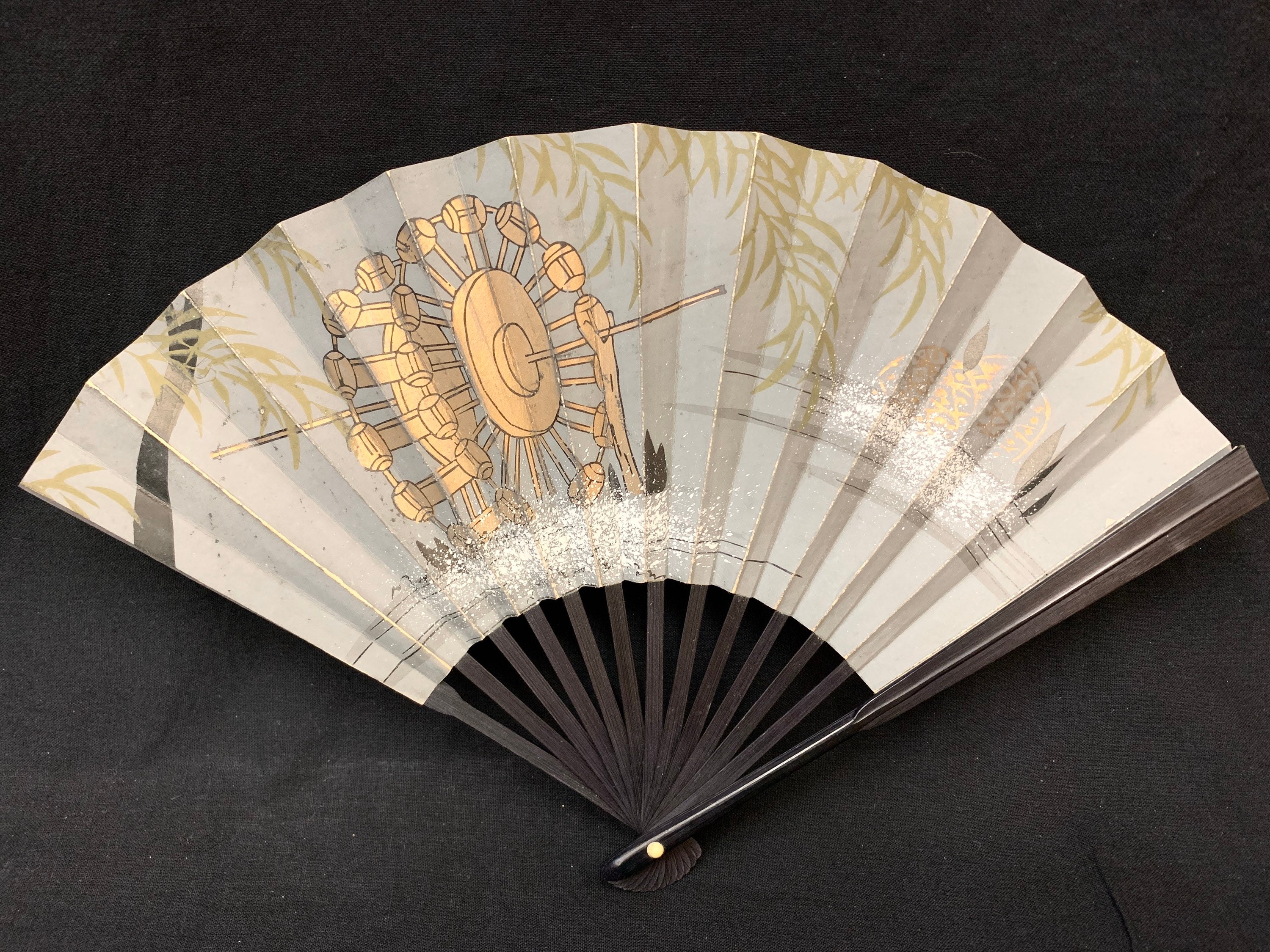 Japanese Vintage SENSU hand fan/ Set of 3 / Tea Ceremony / | Etsy
