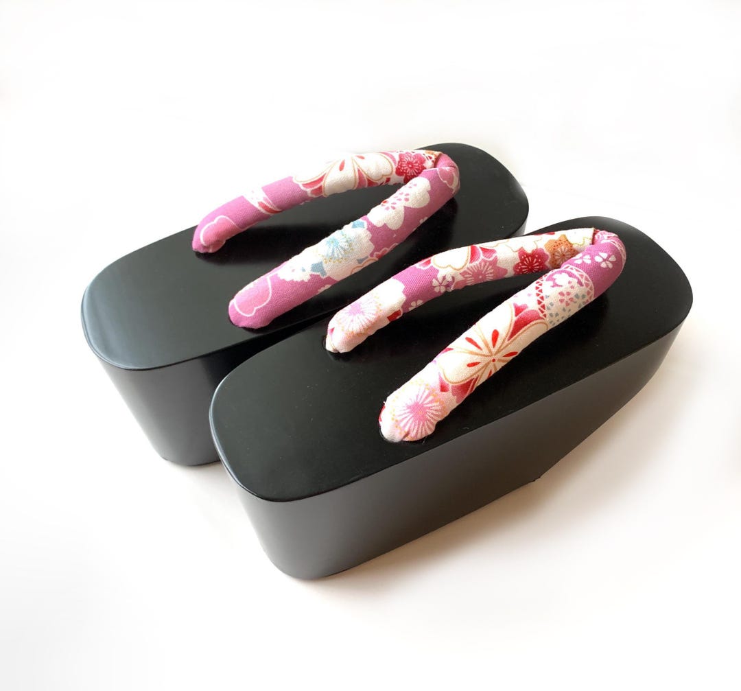 Japanese Okobo Kimono Sandal/ Maiko Kimono Geta Zori/ Koppori/ Pokkuri ...