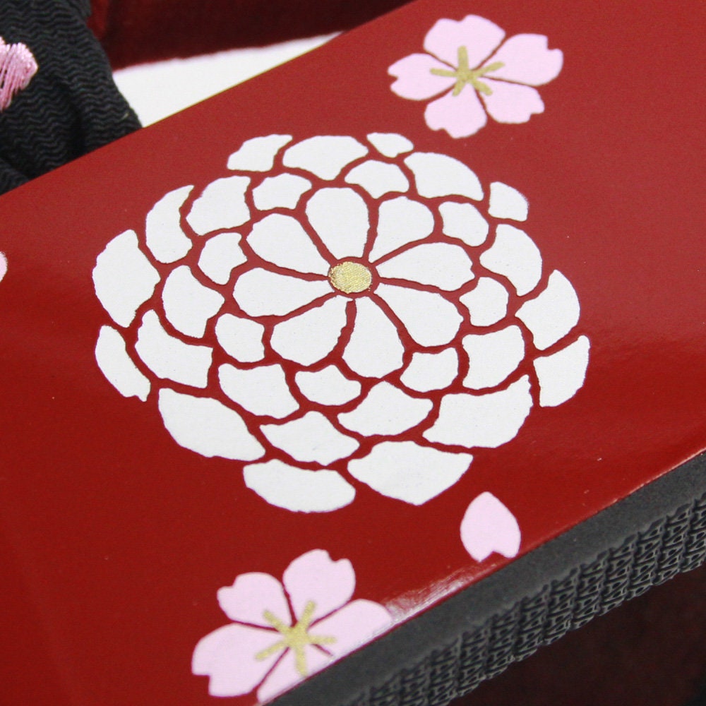 Japanese Okobo Kimono Sandal/ Maiko Kimono Geta Zori/ Koppori/ Pokkuri ...