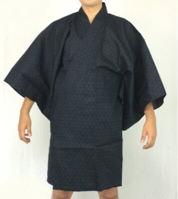 Men's Black Hakama Kimono Set: Umanori Samurai Costume - Etsy
